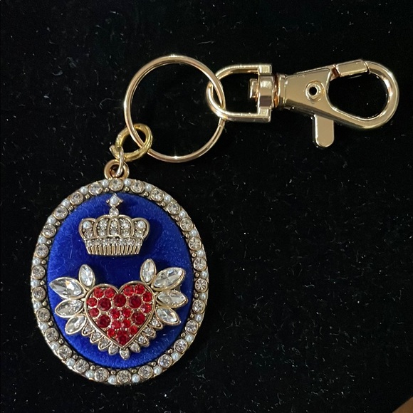 Accessories | Royal Crown Crest Heart Keychain Bag Purse Charm Nwot ...